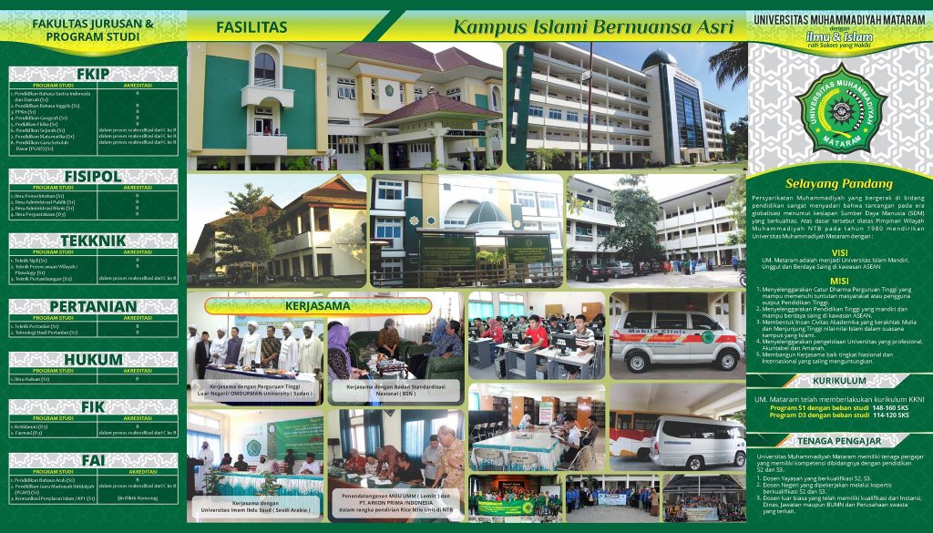 Universitas Muhammadiyah Mataram Membuka Penerimaan Mahasiswa baru ...